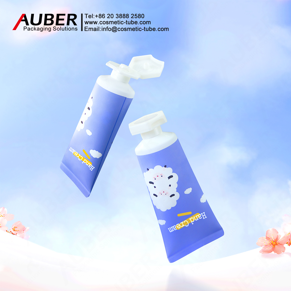 empty hand cream tubes , hexagonal flip-top cap , hand care - Auber ...